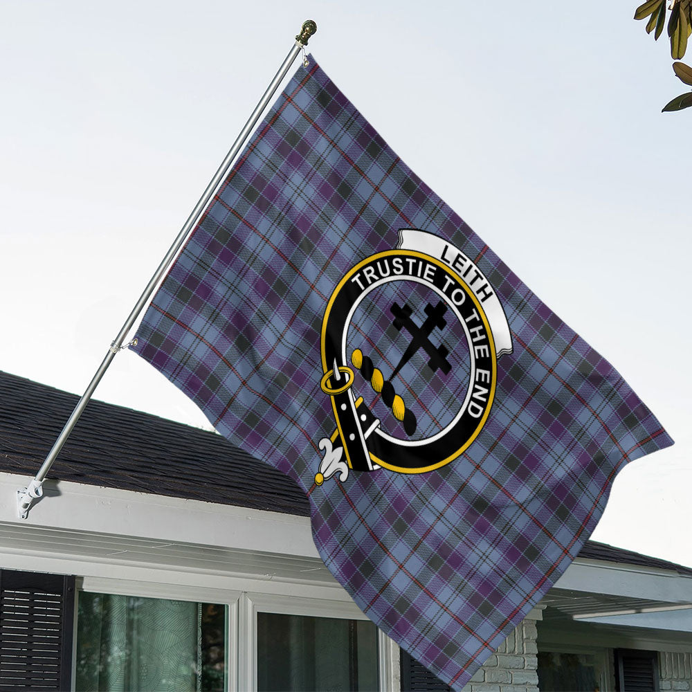 Leith District Weathered Clan Badge Tartan House Flag | Celticprime.com ...