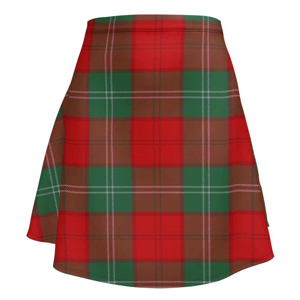 Lennox Modern Clan Badge Tartan Flared Skirt – High Waist | Celticprime ...