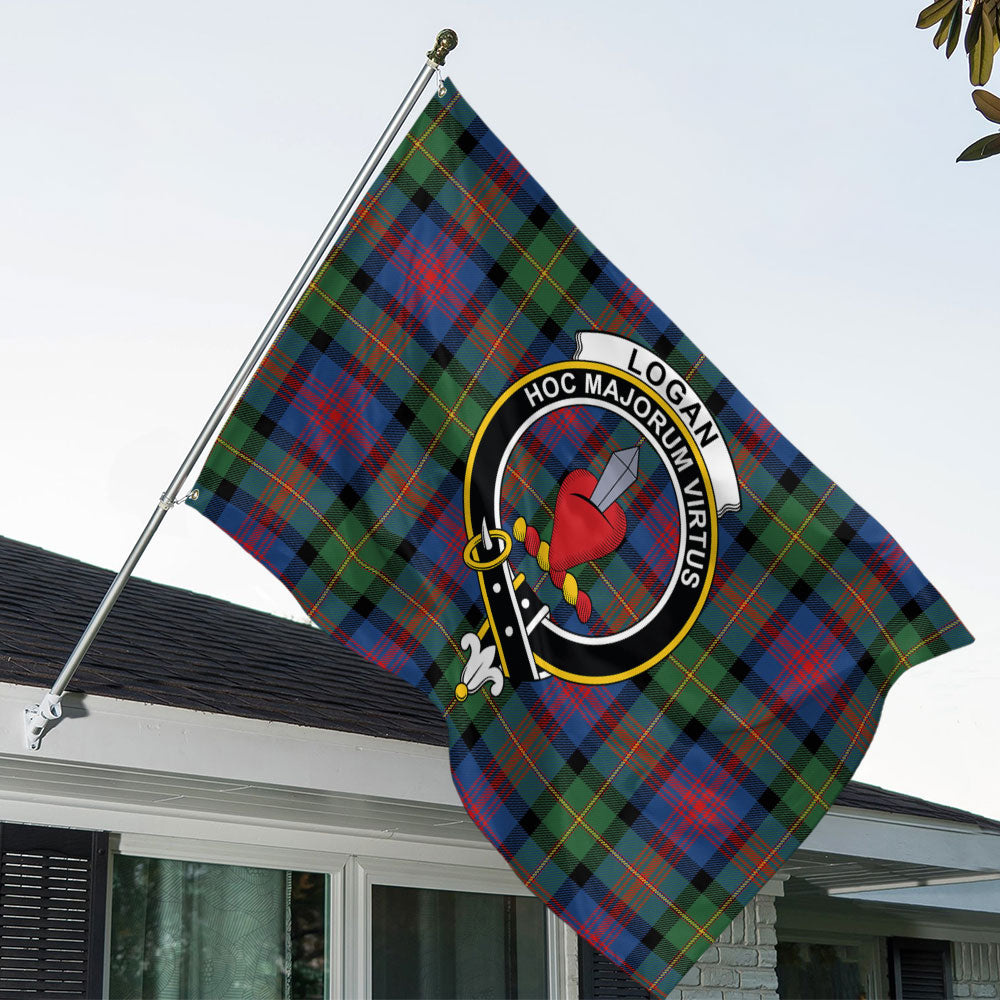Logan Modern Clan Badge Tartan House Flag | Celticprime.com – celticprime