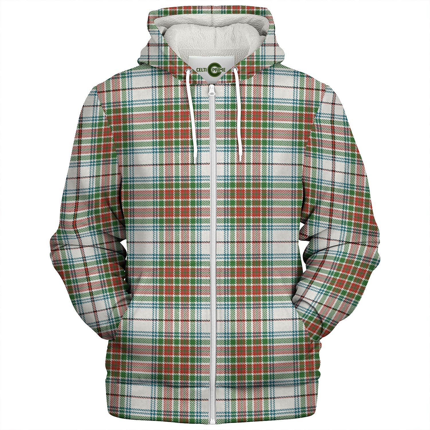 MacBean Dress Ancient Tartan Sherpa Hoodie | Celticprime.com – celticprime