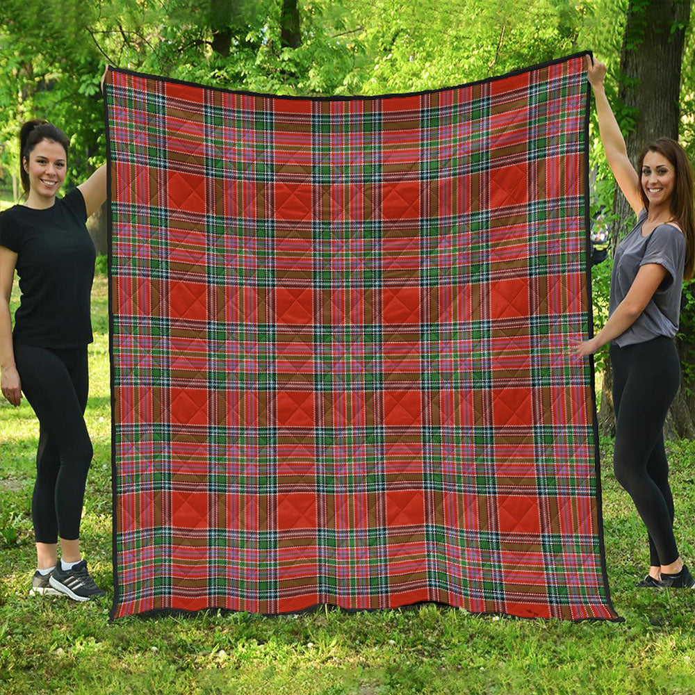MacBean (MacBain) Ancient Clan Badge Tartan Premium Quilt | Celticprime ...