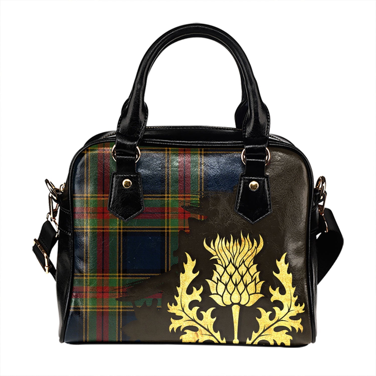 MacBeth 3 Modern Tartan Shoulder Handbag Thistle Oldest Style ...