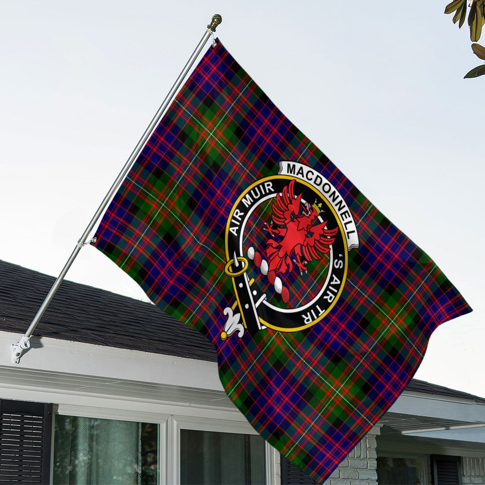 MacDonnell Clan Badge Tartan House Flag | Celticprime.com – celticprime