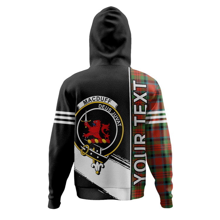 MacDuff Ancient Clan Badge Tartan Hoodie Quarter Style Personalized ...