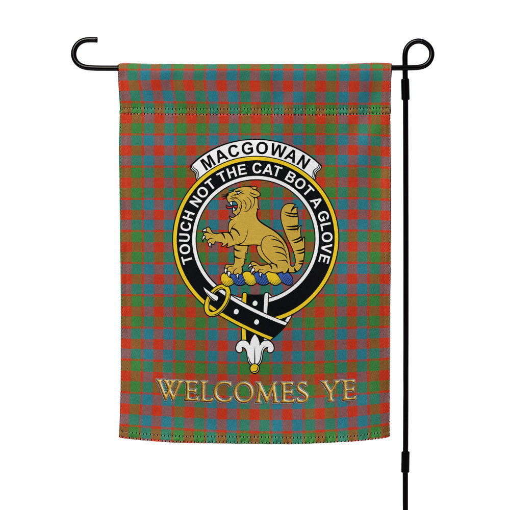 MacGowan (Gow) Ancient Clan Badge Tartan Garden Flag | Celticprime.com ...