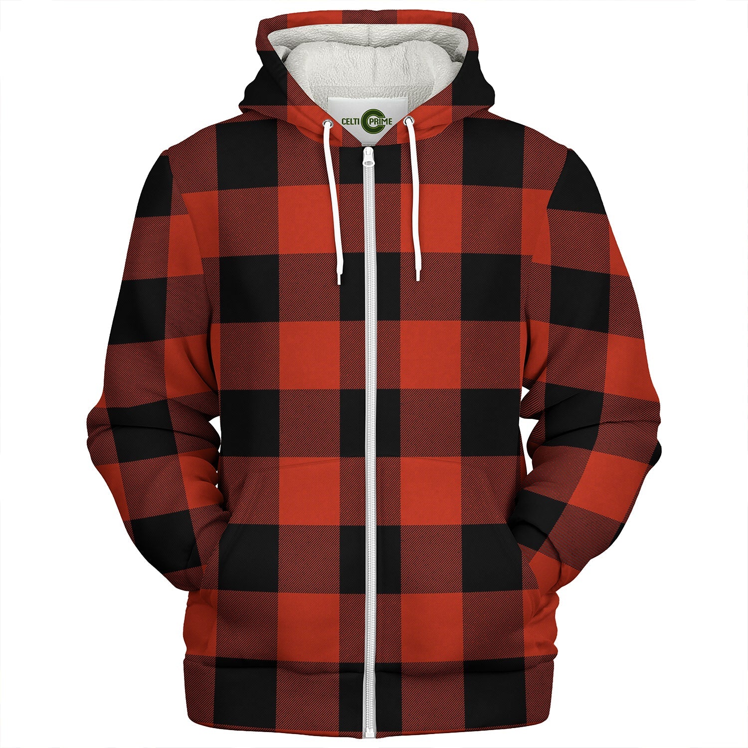 MacGregor Rob Roy (Gregor Red & Black) Ancient Clan Badge Tartan Sherpa ...