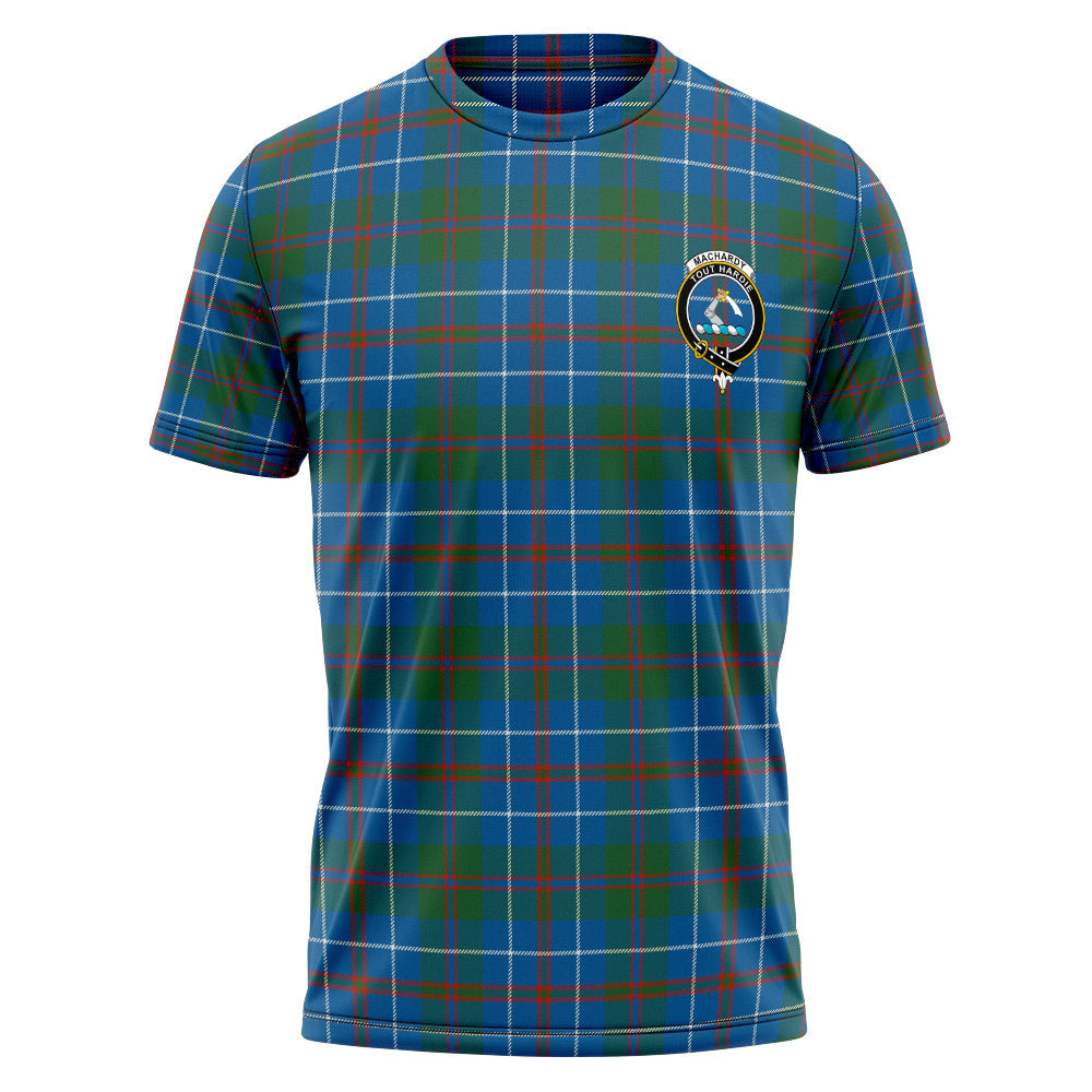 MacHardy Ancient Clan Badge Tartan T-Shirt | Celticprime.com – celticprime