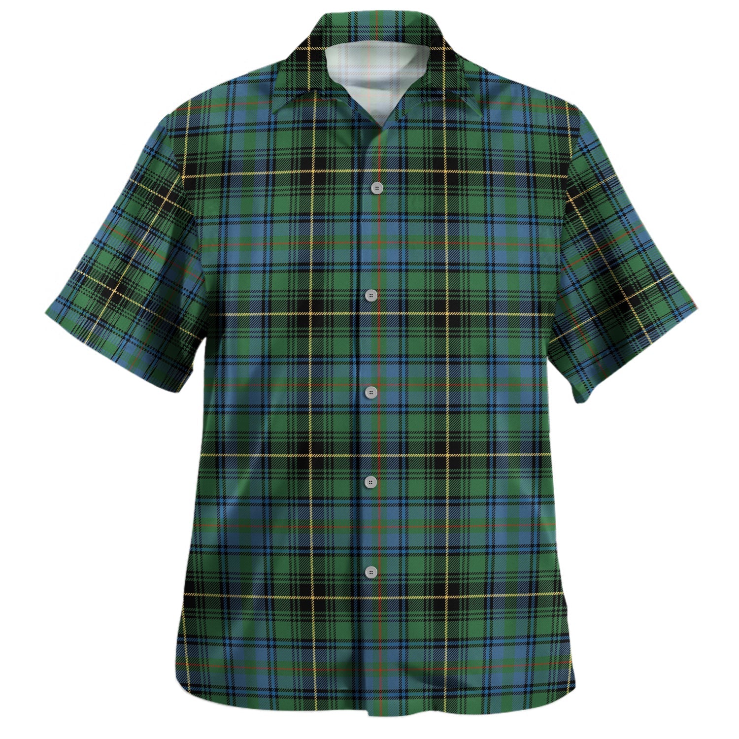 MacInnes Ancient Clan Badge Tartan Hawaiian Shirt | Celticprime.com ...