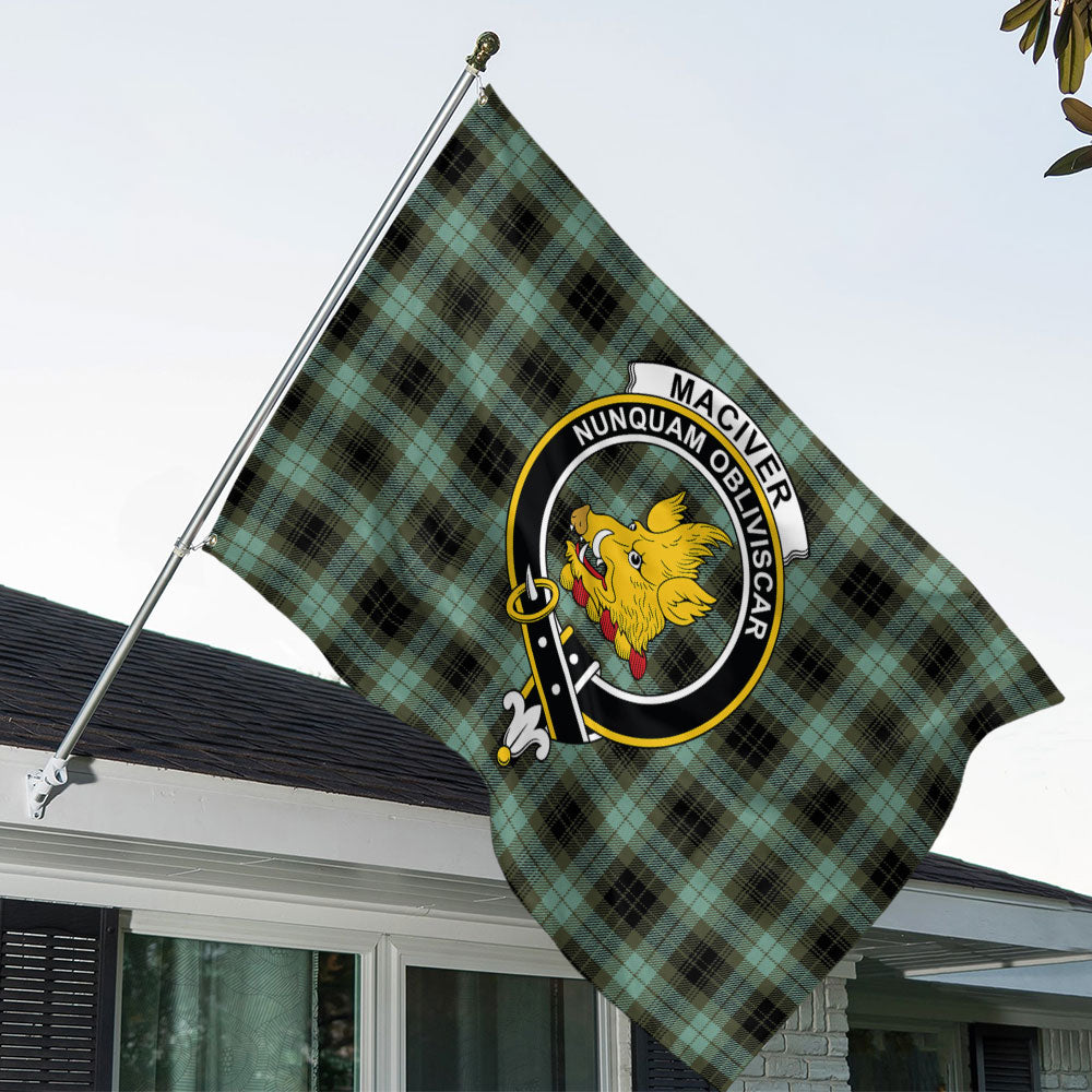 MacIver Ancient Clan Badge Tartan House Flag | Celticprime.com ...