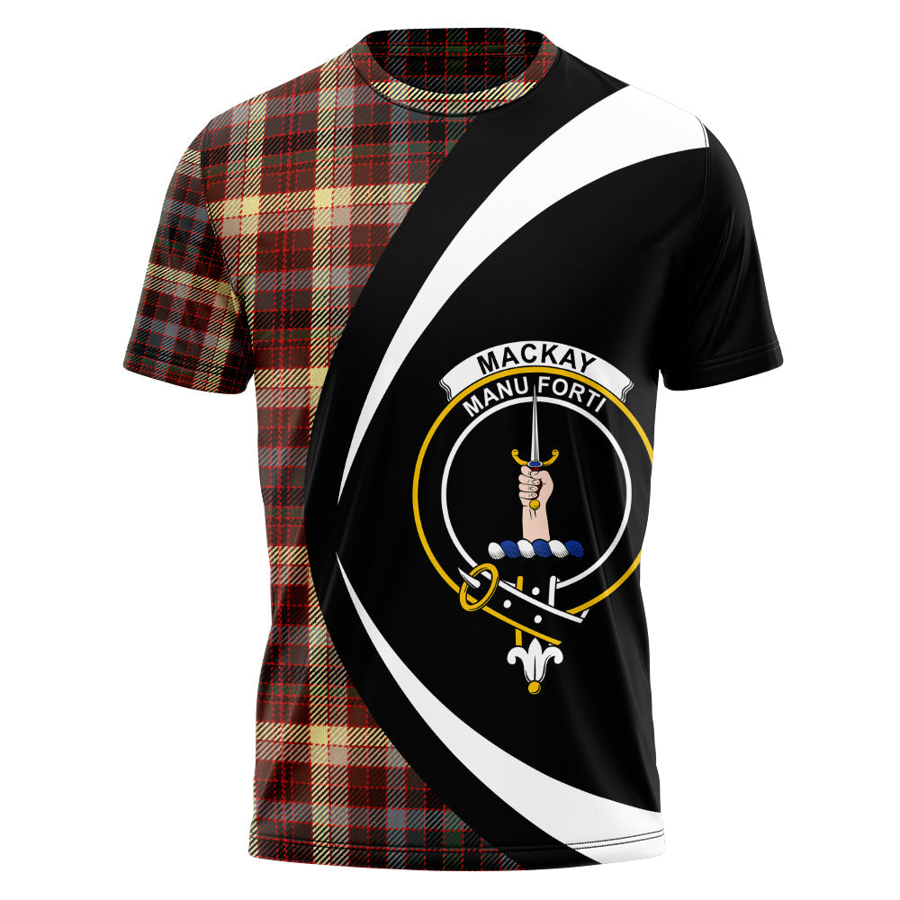 MacKay of Strathnaver Modern Clan Badge Tartan T-Shirt Circle Style ...