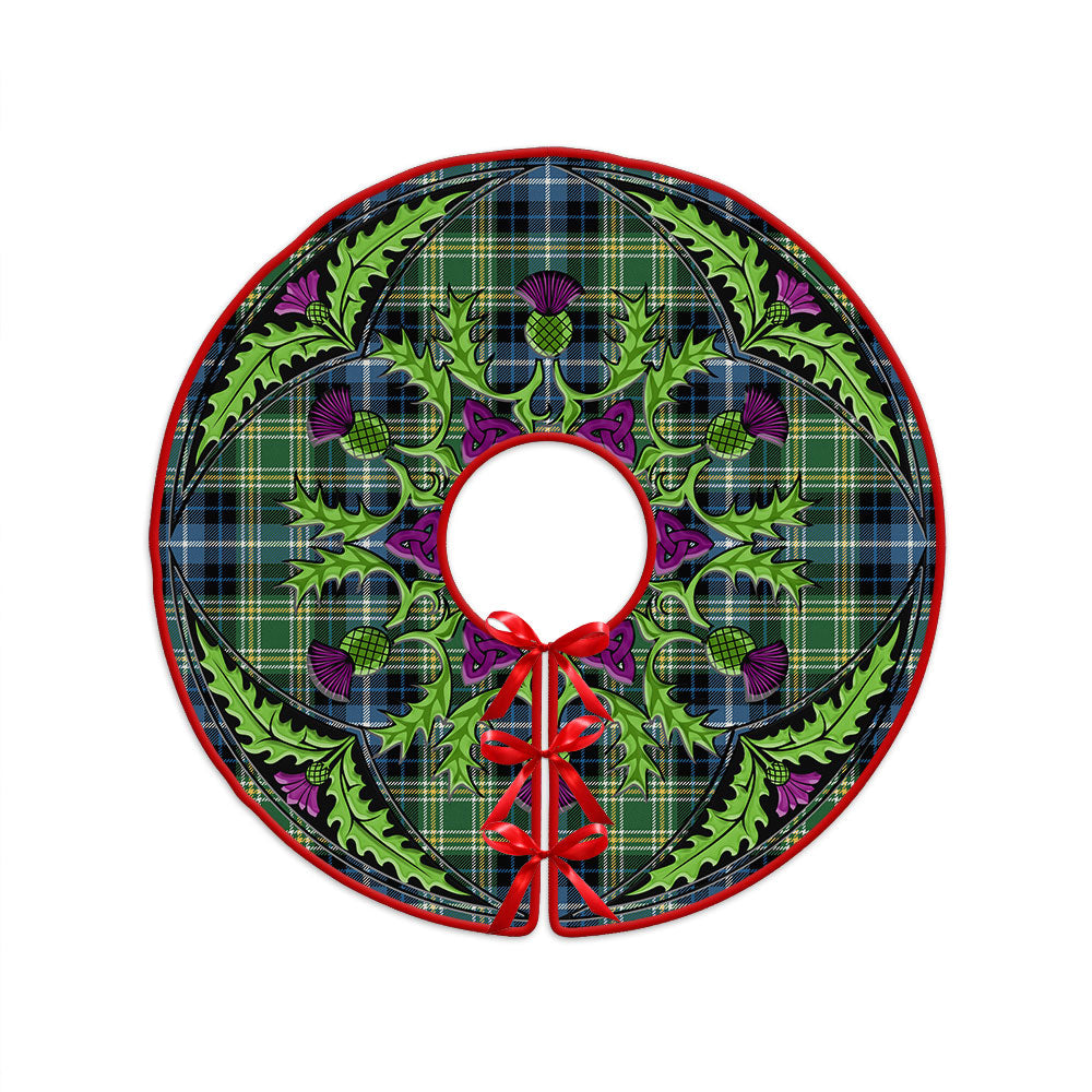 MacKellar Ancient Clan Badge Tartan Christmas Tree Skirt Scottish ...