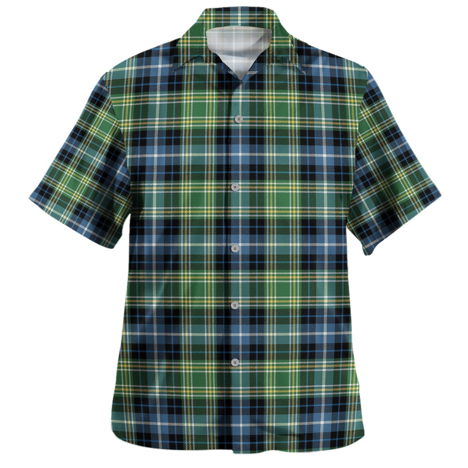 MacKellar Ancient Clan Badge Tartan Hawaiian Shirt | Celticprime.com ...