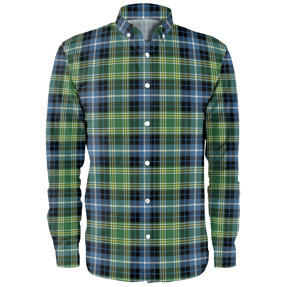 MacKellar Ancient Clan Badge Tartan Long Sleeve Shirt | Celticprime.com ...