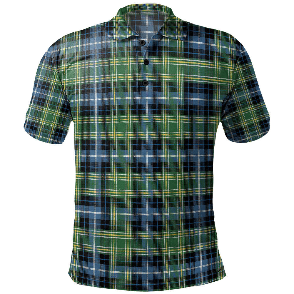 MacKellar Ancient Clan Badge Tartan Polo Shirt | Celticprime.com ...