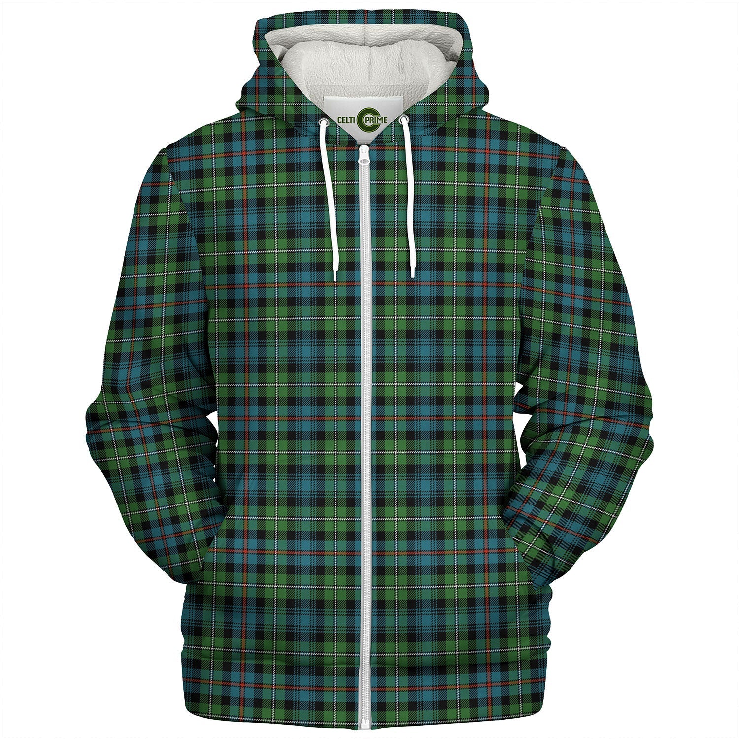 MacKenzie Ancient Tartan Sherpa Hoodie | Celticprime.com – celticprime