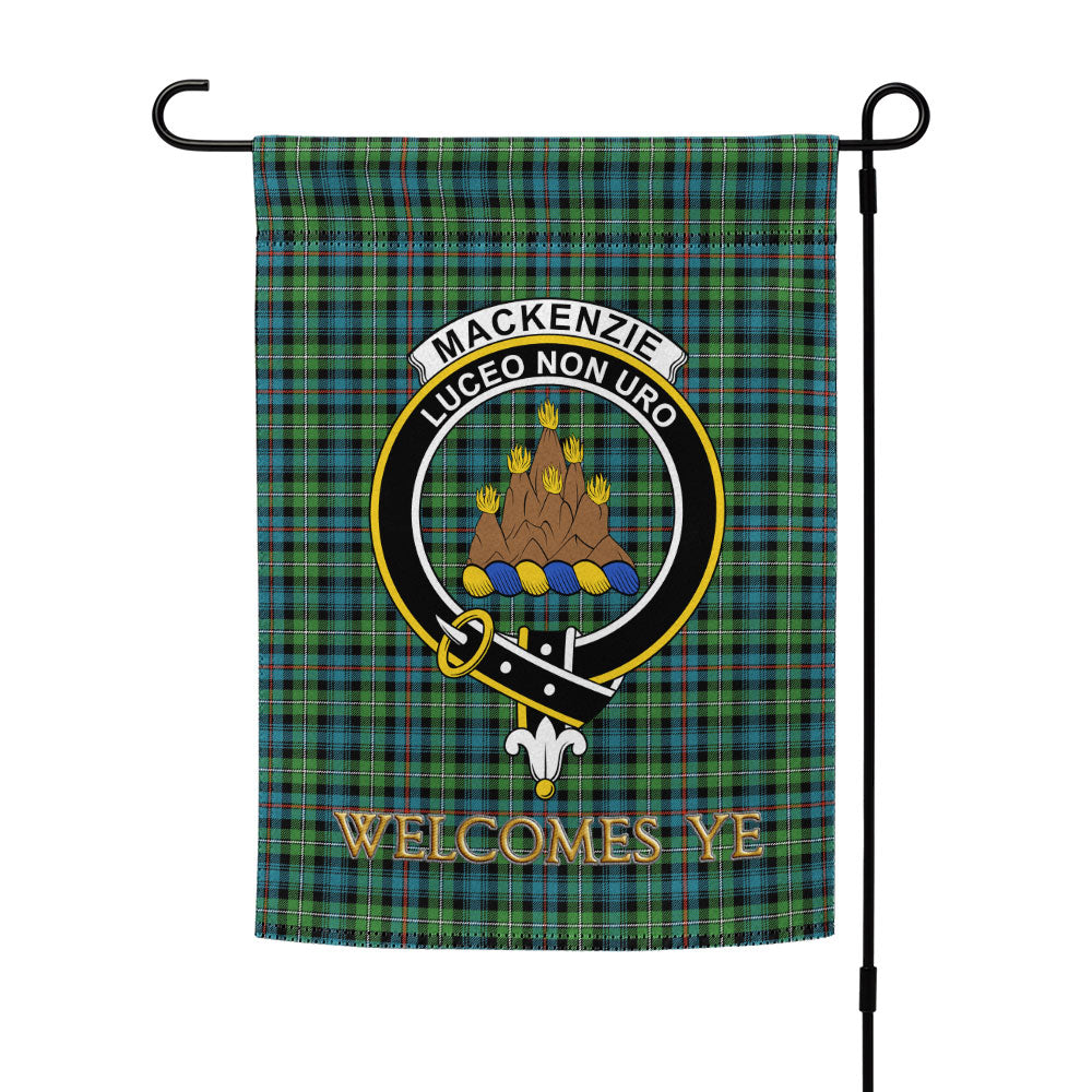 MacKenzie Ancient Clan Badge Tartan Garden Flag | Celticprime.com ...