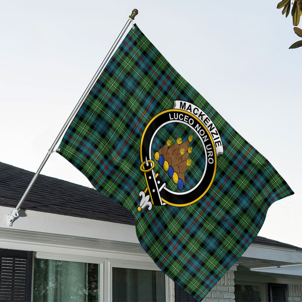 MacKenzie Ancient Clan Badge Tartan House Flag | Celticprime.com ...
