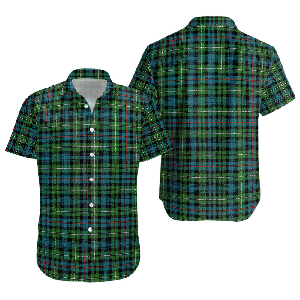 MacKenzie Ancient Clan Badge Tartan Short Sleeve Shirt | Celticprime ...
