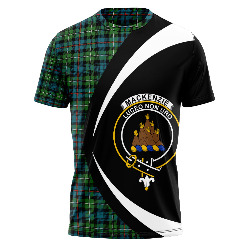 MacKenzie Ancient Clan Badge Tartan T-Shirt Circle Style Personalized ...