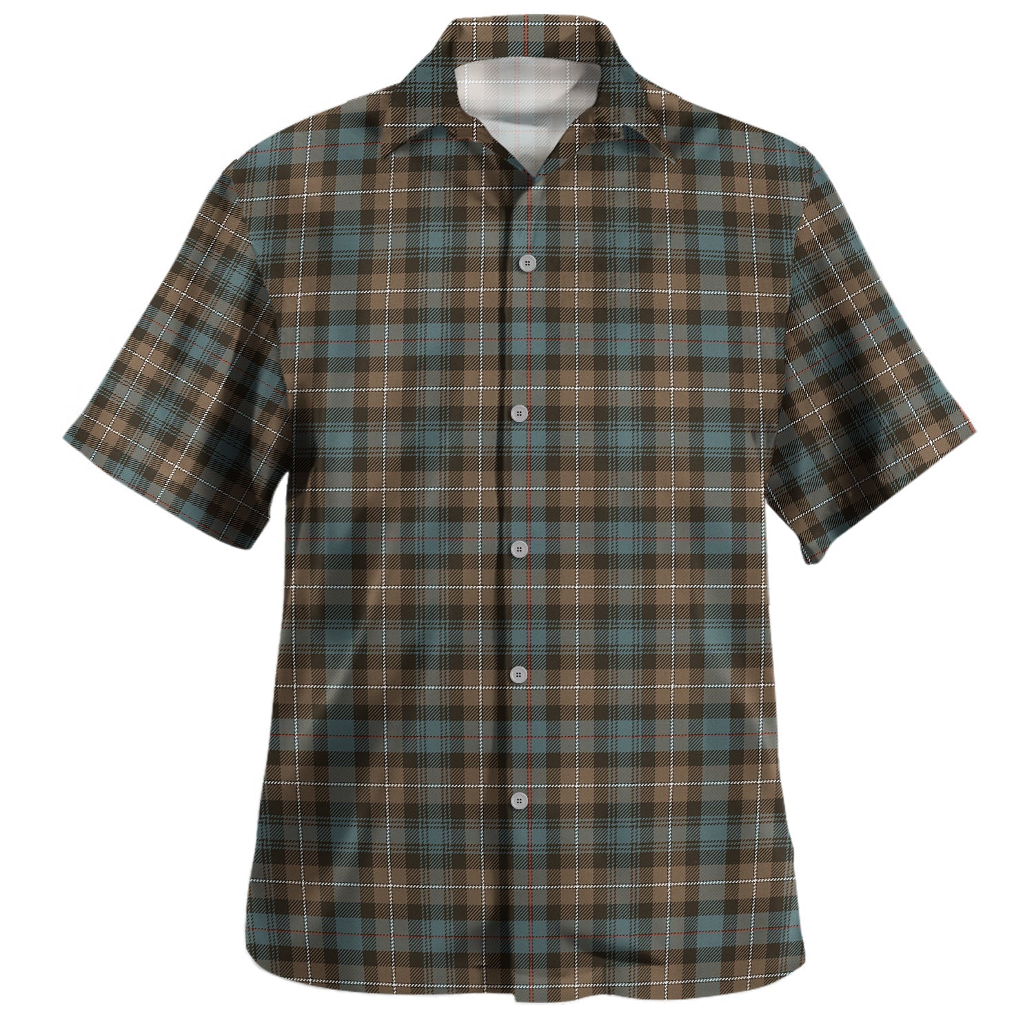 MacKenzie (Seaforth) Highland No 2 Weathered Tartan Hawaiian Shirt ...