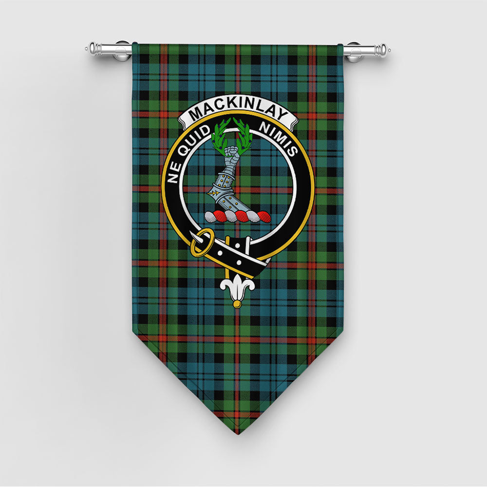 MacKinlay Ancient Clan Badge Tartan Gonfalon – Scottish Banner ...