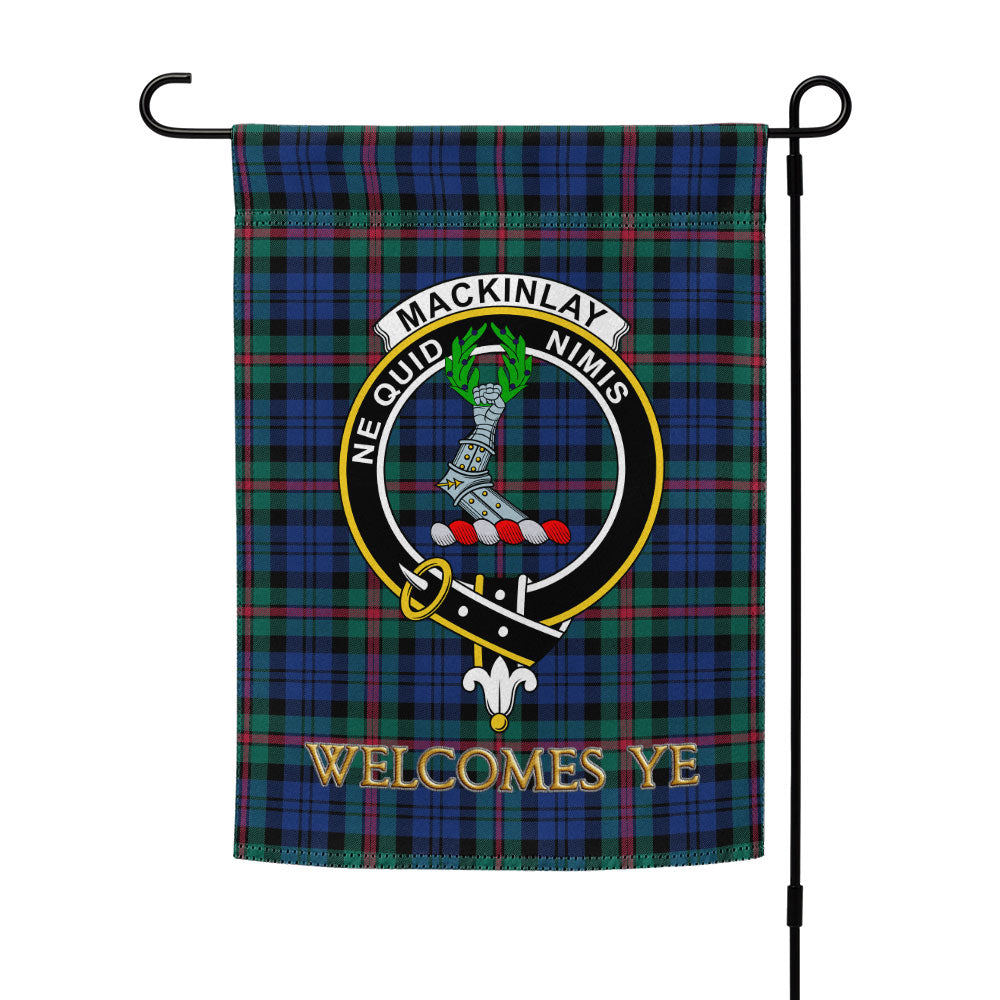 MacKinlay Modern Clan Badge Tartan Garden Flag | Celticprime.com ...