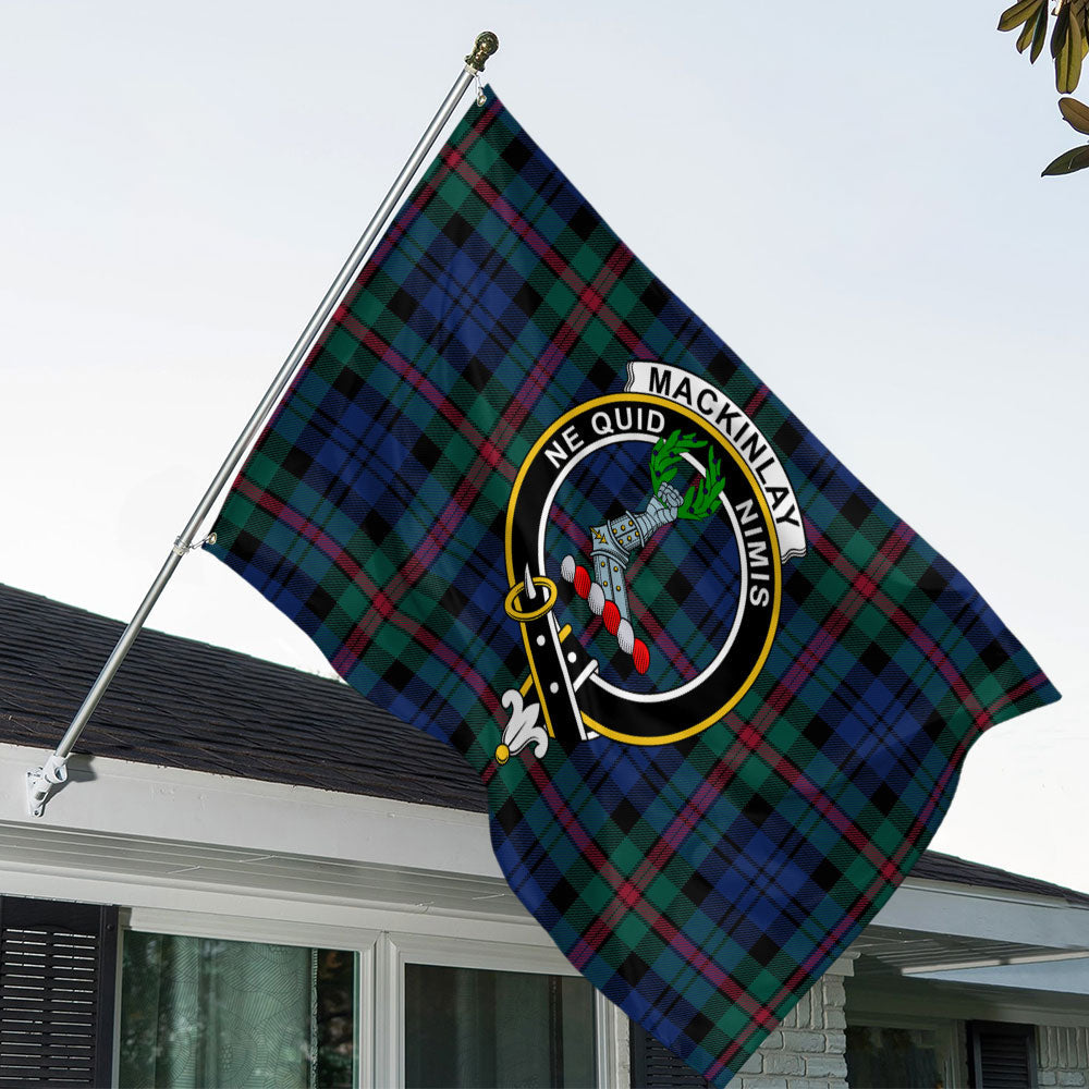 MacKinlay Modern Clan Badge Tartan House Flag | Celticprime.com ...