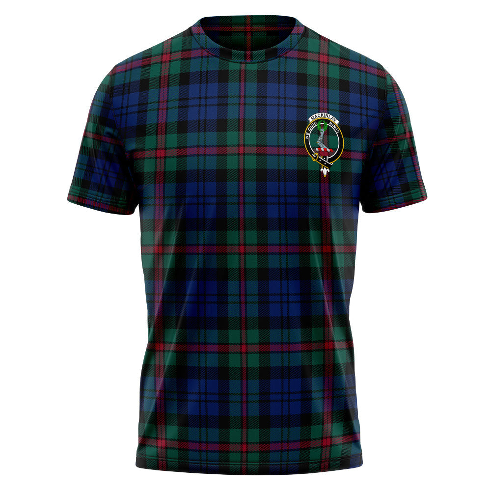 MacKinlay Modern Clan Badge Tartan T-Shirt | Celticprime.com – celticprime