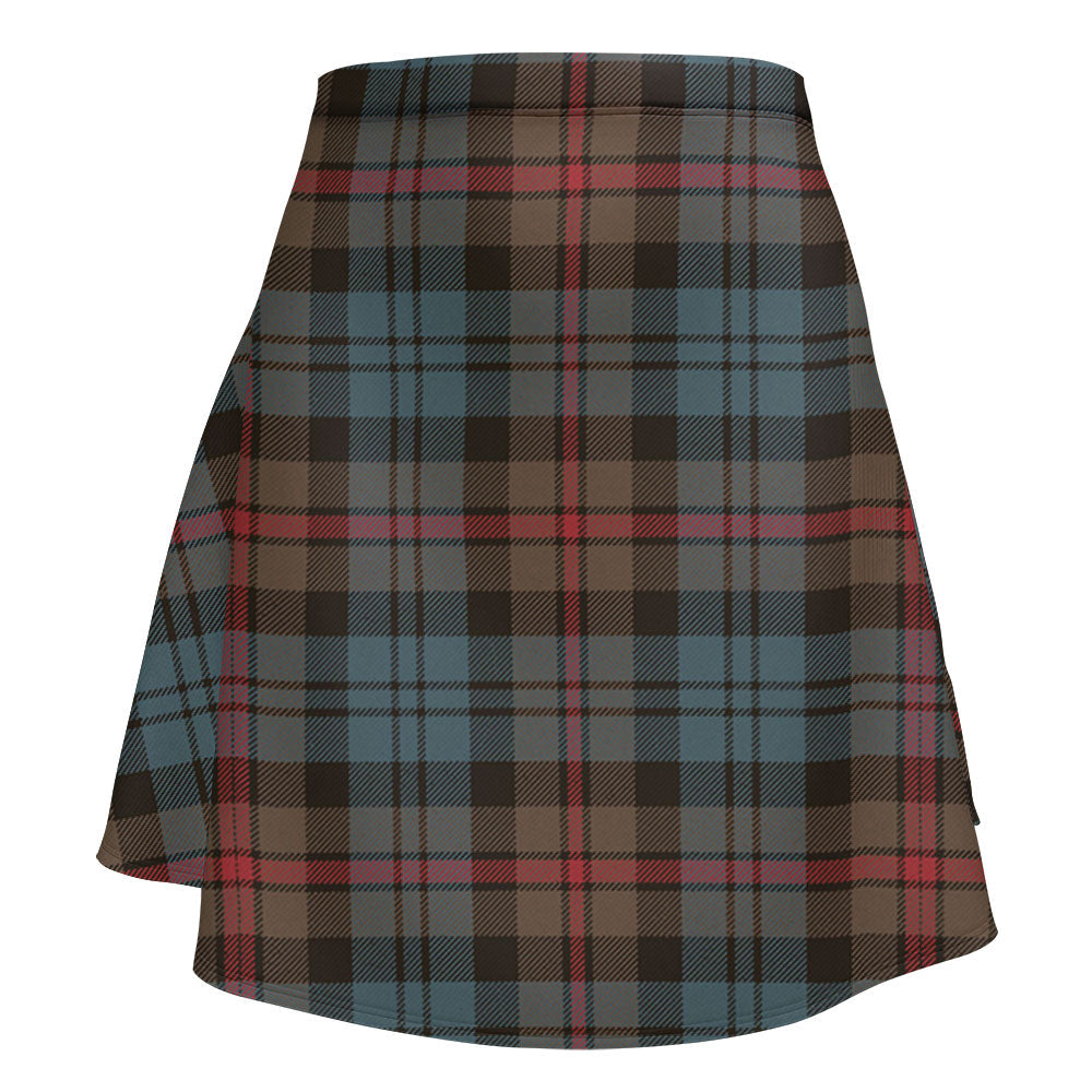 MacKinlay Weathered Clan Badge Tartan Flared Skirt – High Waist ...