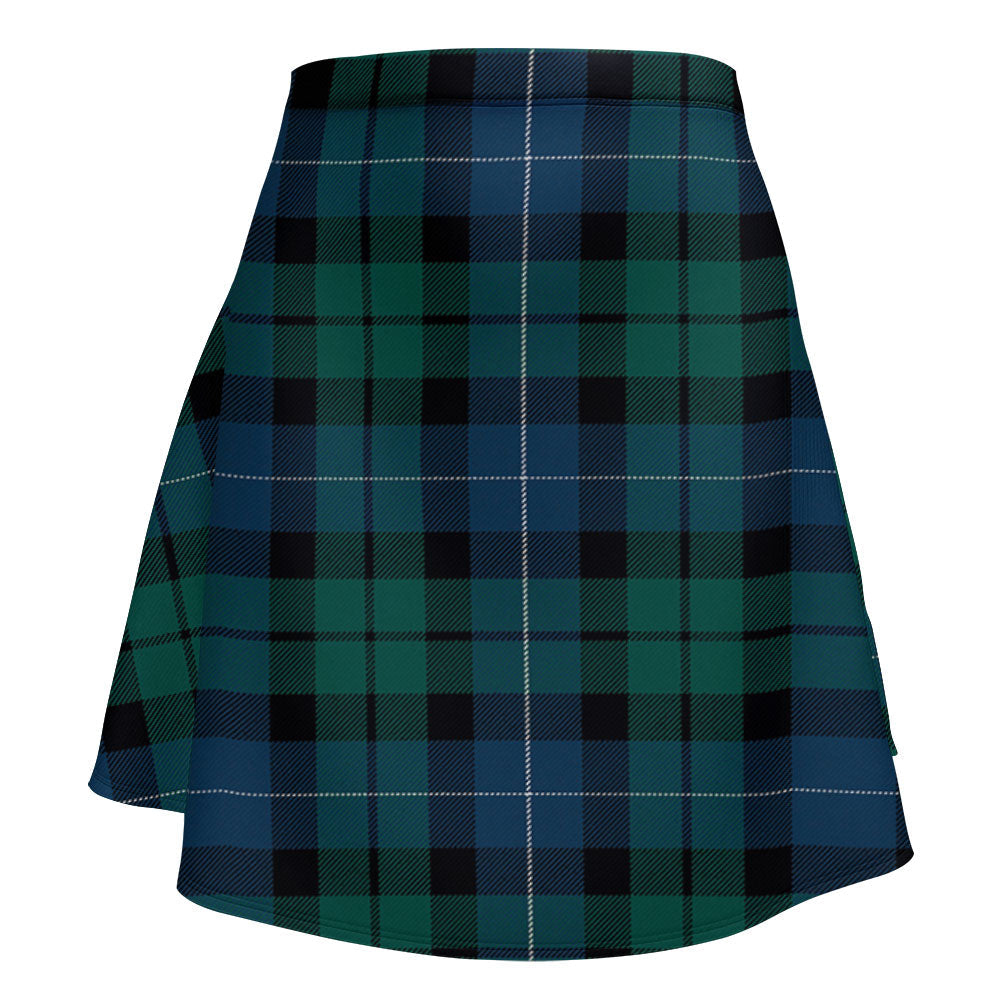 MacKirdy Modern Clan Badge Tartan Flared Skirt – High Waist ...