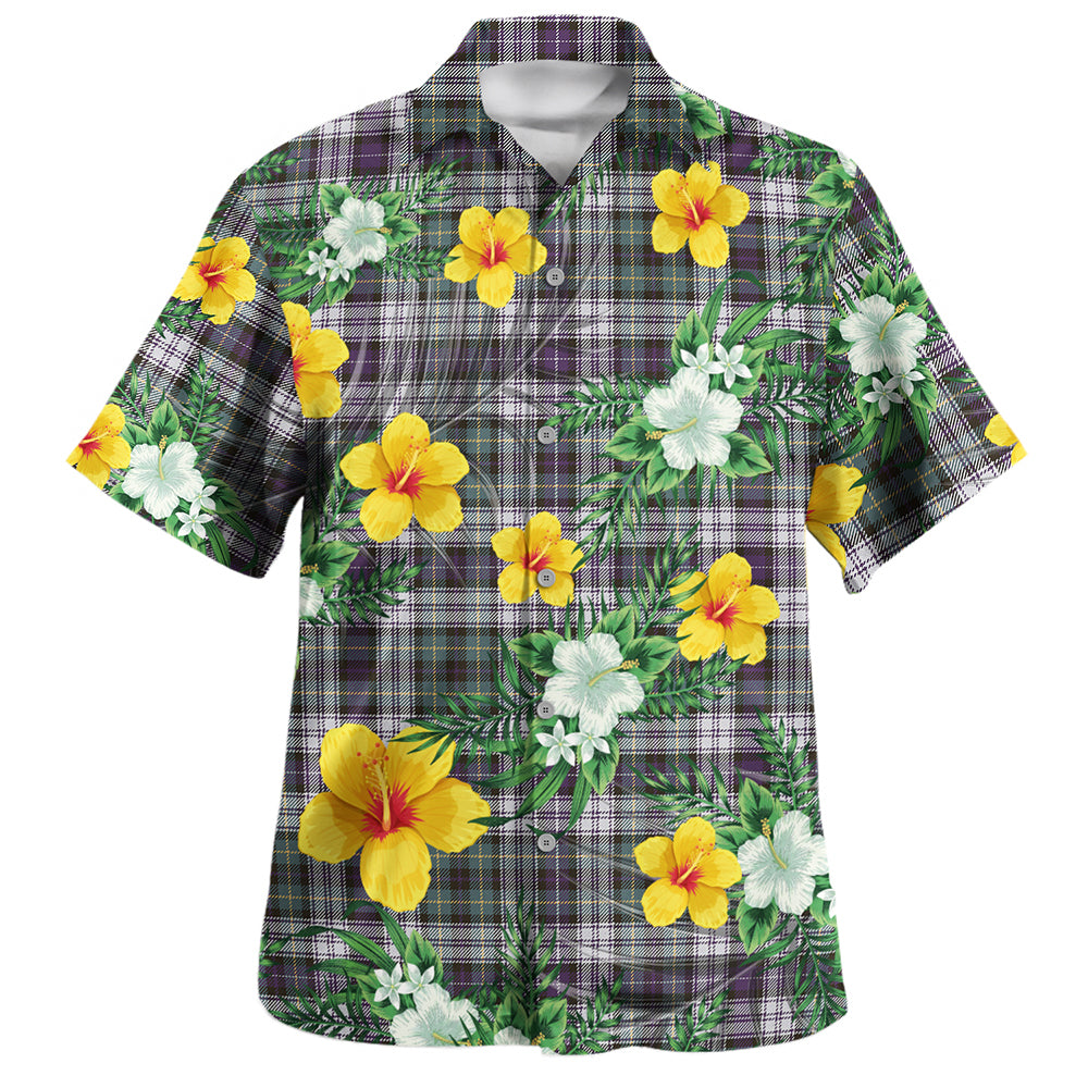 MacNeil of Barra (MacNeil MacNeill) Paton Dress Weathered Clan Badge Tartan Hawaiian Shirt ...