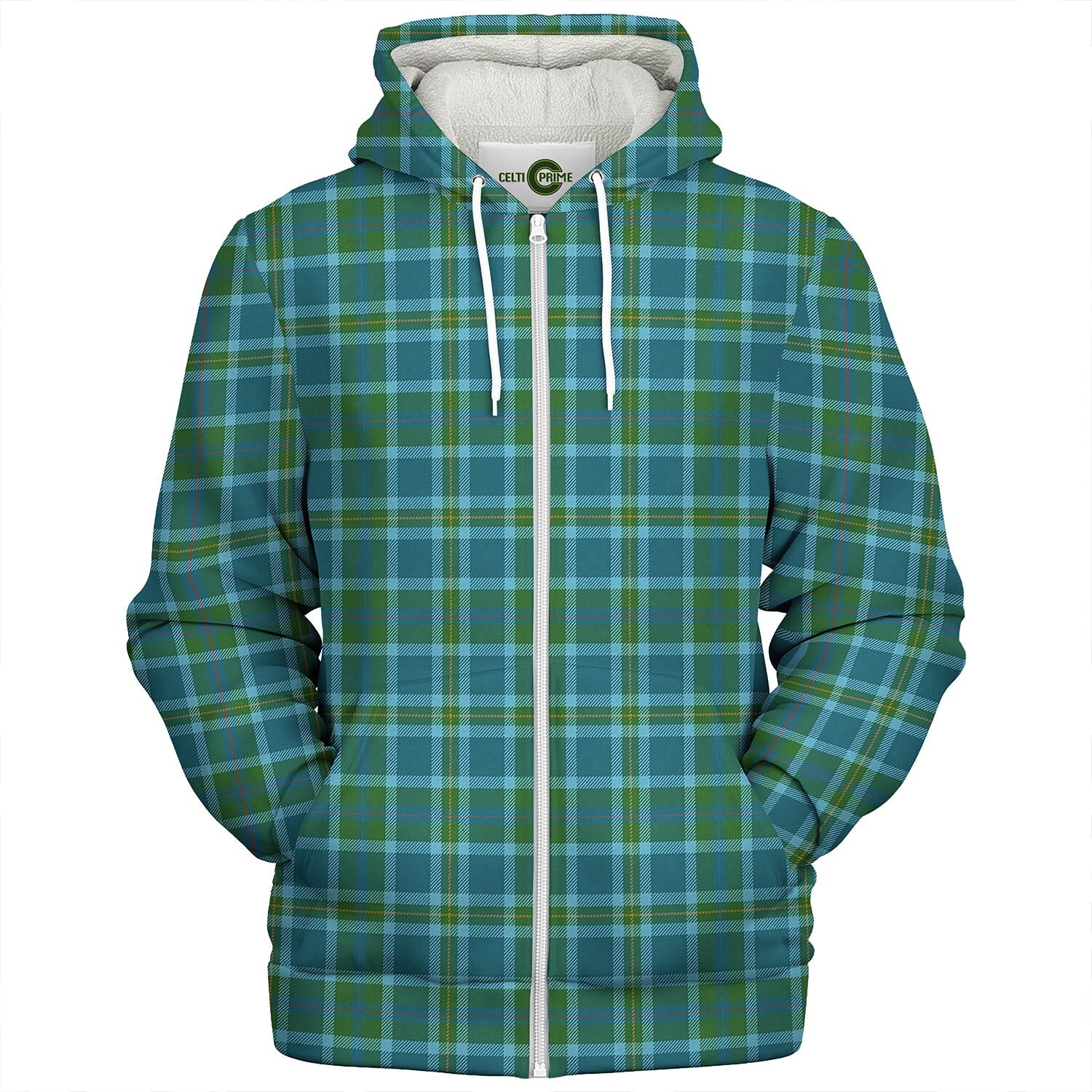 Miller Ancient Clan Badge Tartan Sherpa Hoodie | Celticprime.com ...