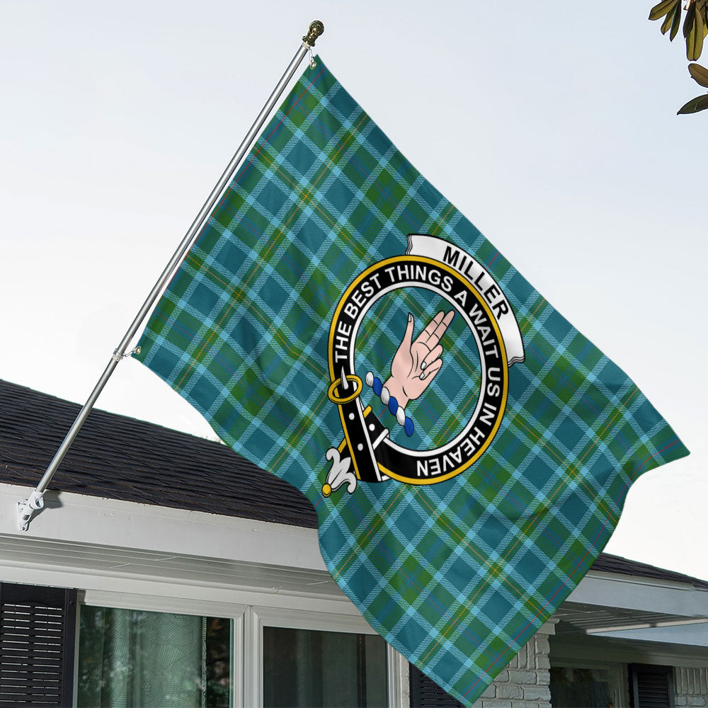 Miller Ancient Clan Badge Tartan House Flag | Celticprime.com – celticprime