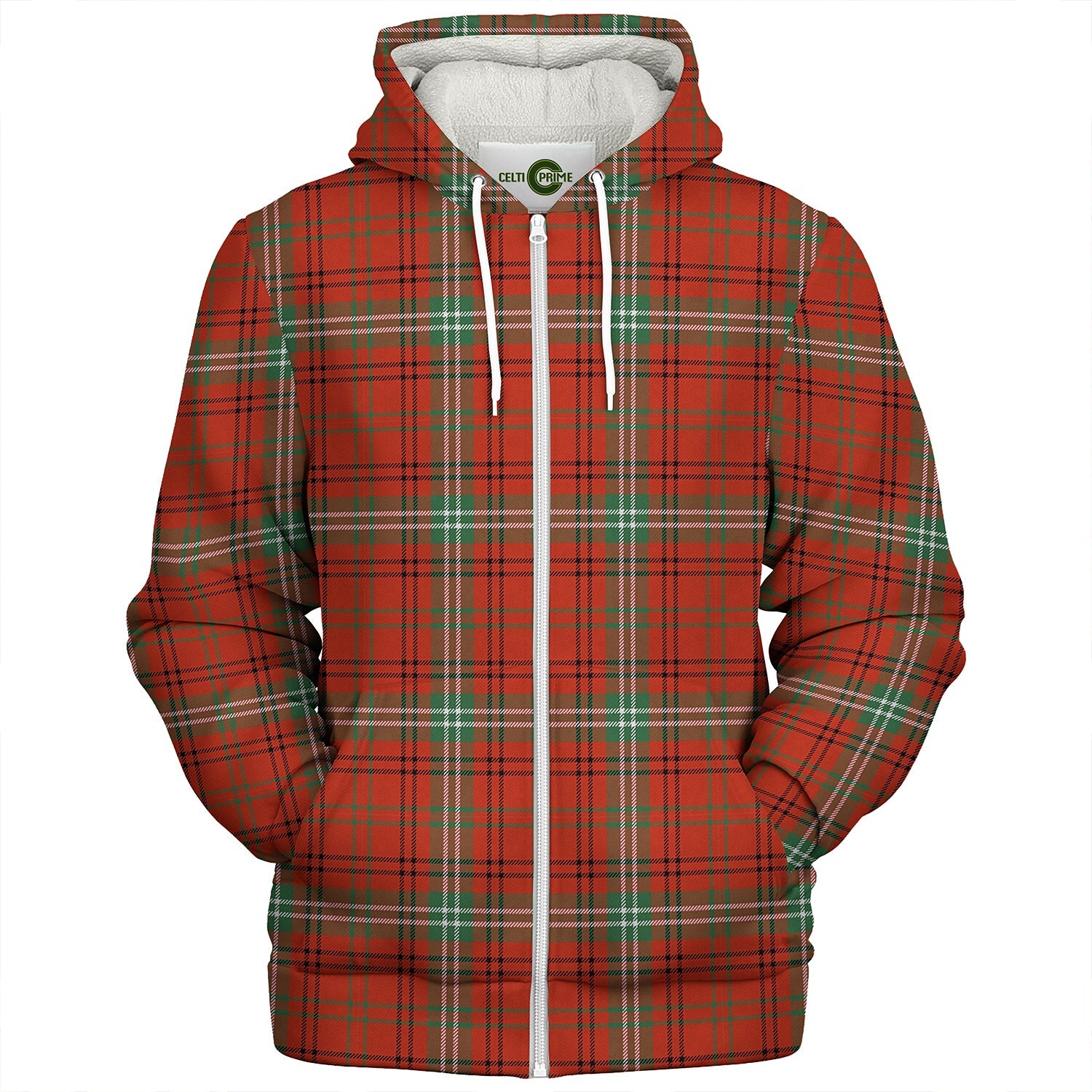 Morrison Ancient Clan Badge Tartan Sherpa Hoodie | Celticprime.com ...