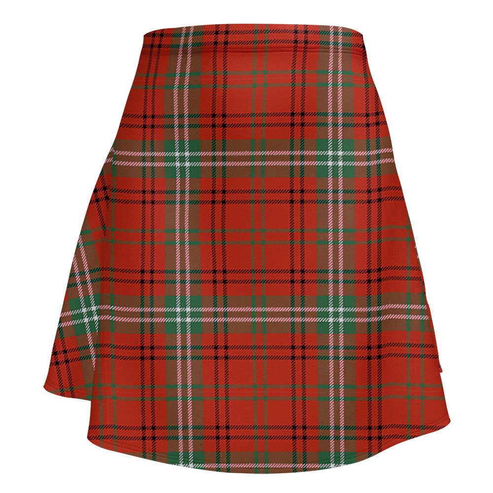 Morrison Ancient Clan Badge Tartan Flared Skirt – High Waist ...