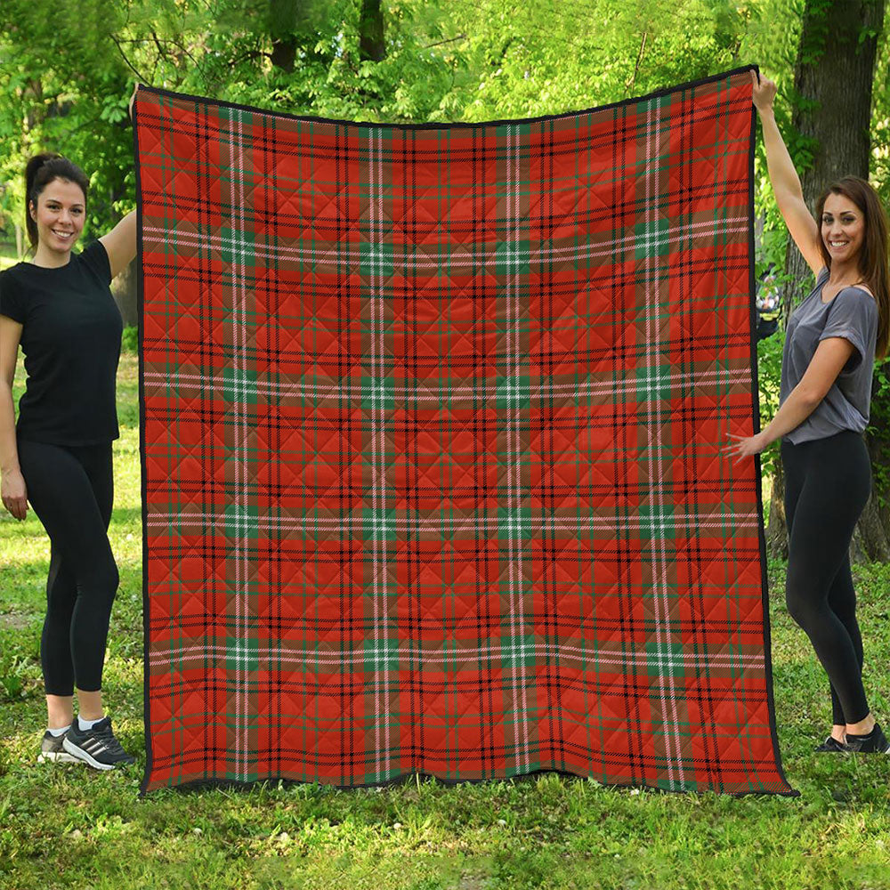 Morrison Ancient Clan Badge Tartan Premium Quilt | Celticprime.com ...