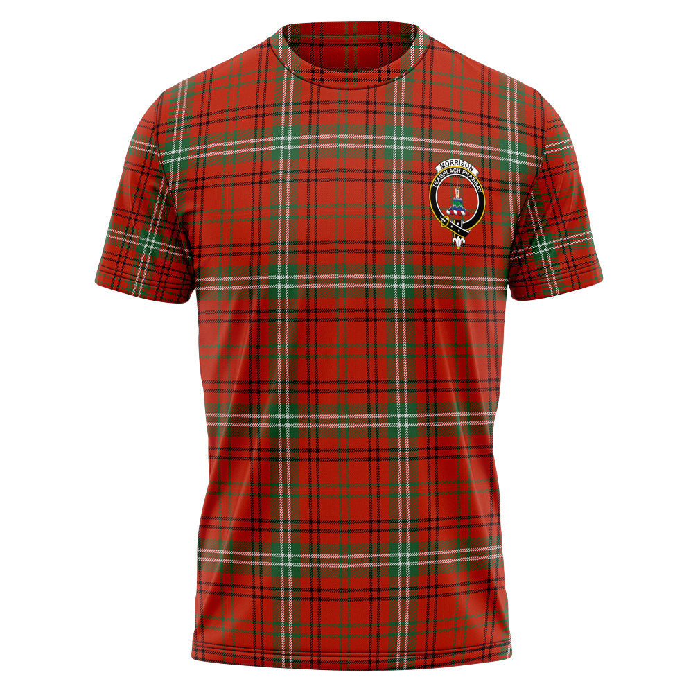 Morrison Ancient Clan Badge Tartan T-Shirt | Celticprime.com – celticprime