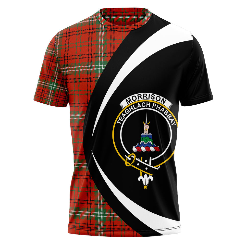 Morrison Ancient Clan Badge Tartan T-Shirt Circle Style Personalized ...