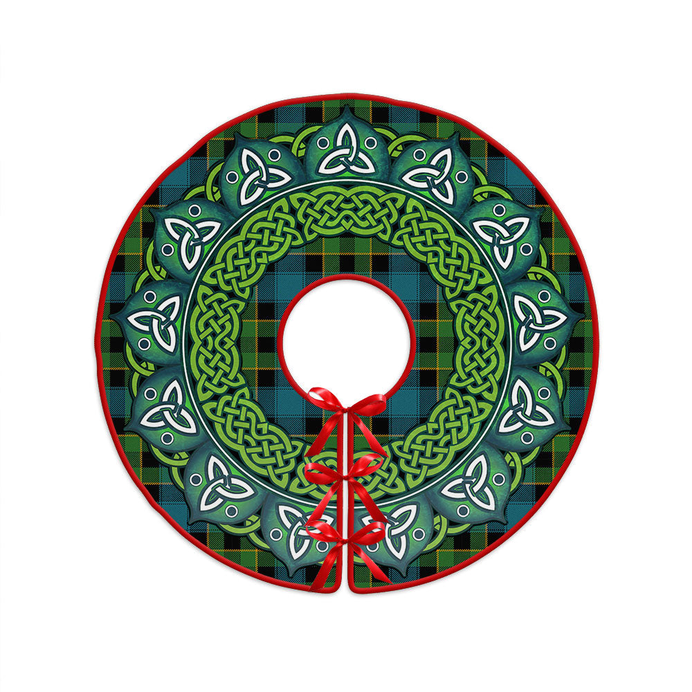 Mowat Ancient Clan Badge Tartan Christmas Tree Skirt Heritage Holiday ...