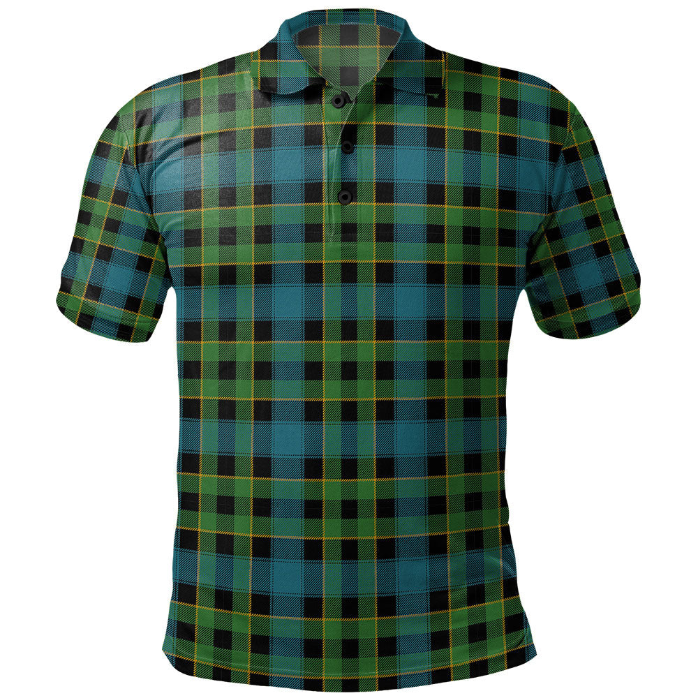 Mowat Ancient Clan Badge Tartan Polo Shirt | Celticprime.com – celticprime