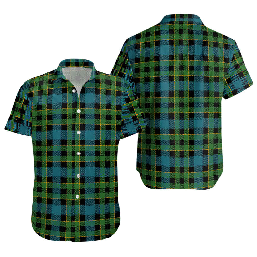 Mowat Ancient Clan Badge Tartan Short Sleeve Shirt | Celticprime.com ...