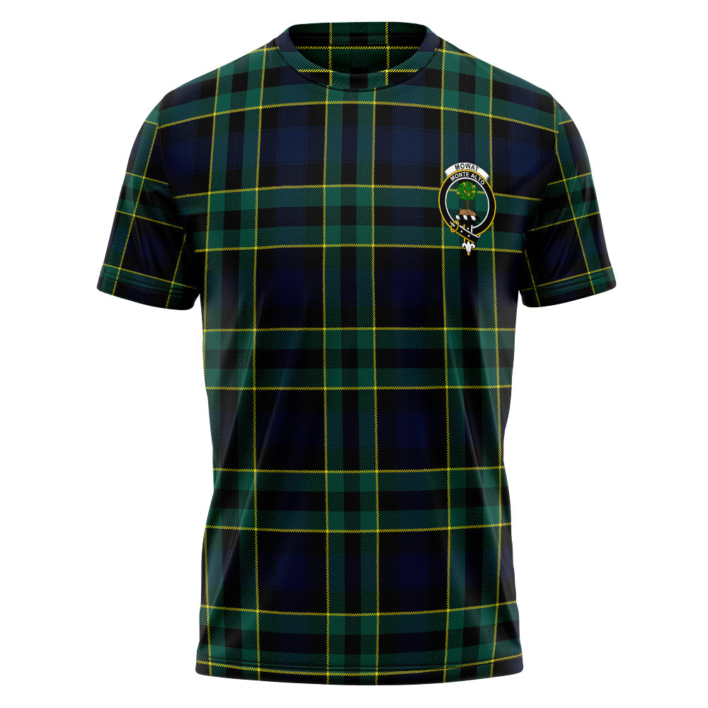 Mowat Modern Clan Badge Tartan T-Shirt | Celticprime.com – celticprime