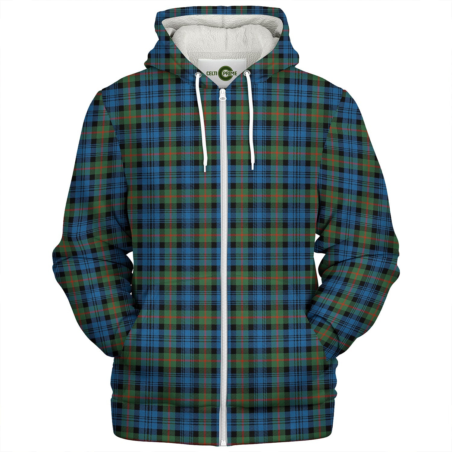 Murray Ancient Clan Badge Tartan Sherpa Hoodie | Celticprime.com ...