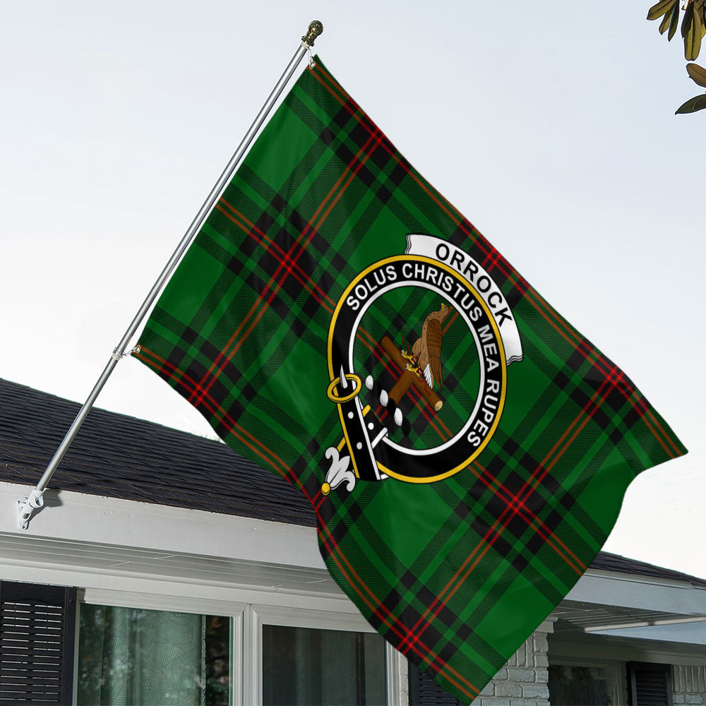 Orrock Clan Badge Tartan House Flag | Celticprime.com – celticprime