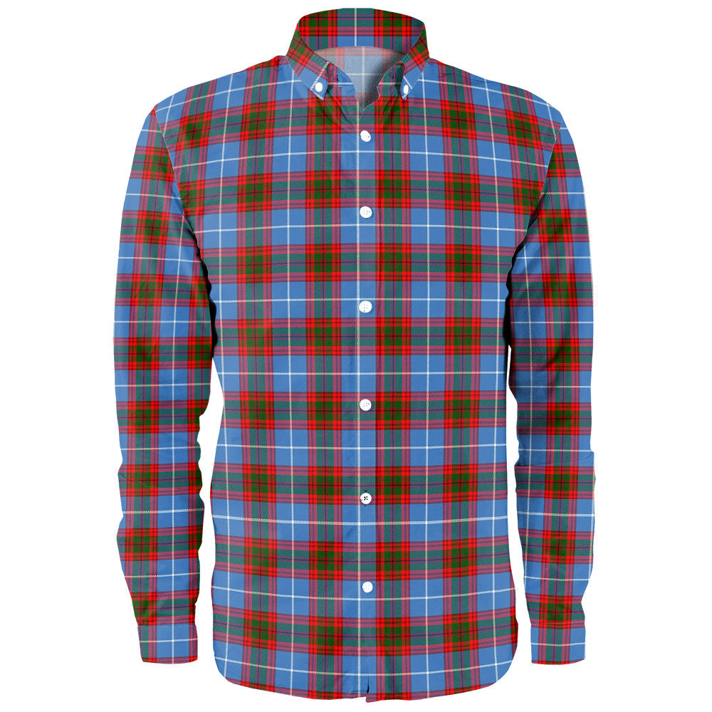 Pennycook Clan Badge Tartan Long Sleeve Shirt | Celticprime.com ...