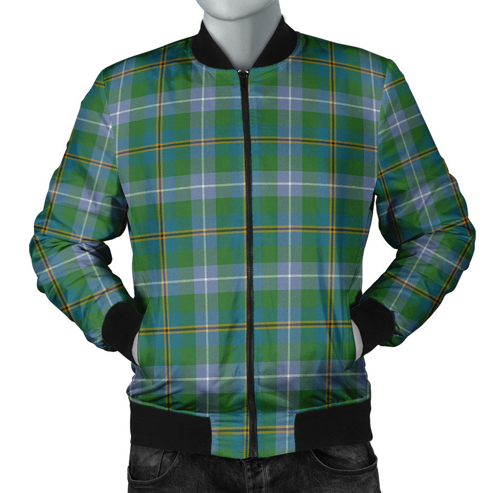 Porteous Ancient Clan Badge Tartan Bomber Jacket | Celticprime.com ...