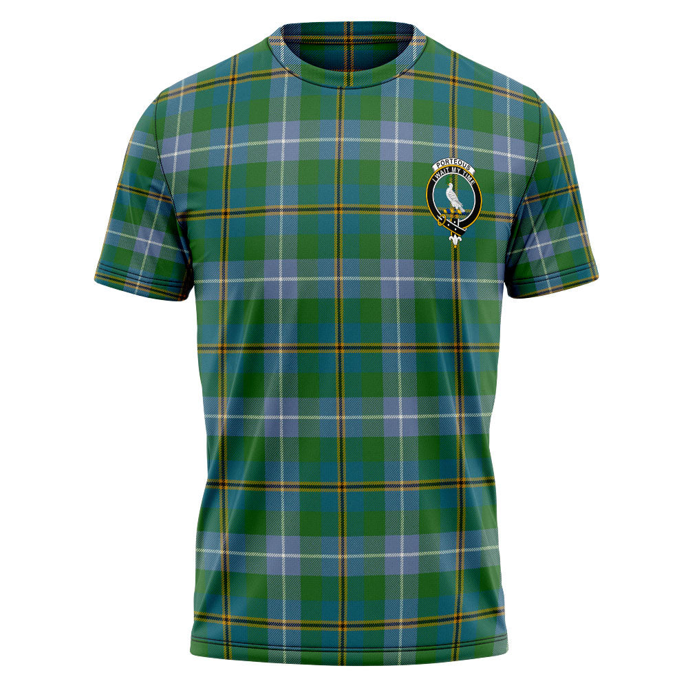 Porteous Ancient Clan Badge Tartan T-Shirt | Celticprime.com – celticprime
