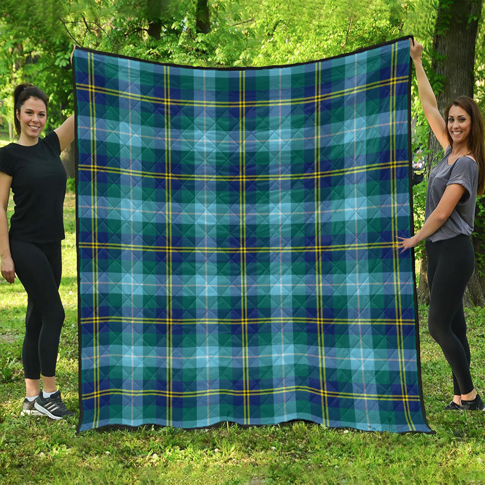 Porteous Modern Clan Badge Tartan Premium Quilt | Celticprime.com ...