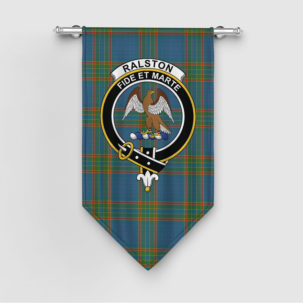 Ralston UK Ancient Clan Badge Tartan Gonfalon – Scottish Banner ...