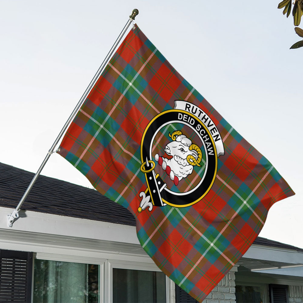 Ruthven Ancient Clan Badge Tartan House Flag | Celticprime.com ...